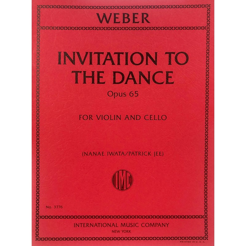 Buy INVITATION TO THE DANCE OP 65 VN/CO - MyDeal