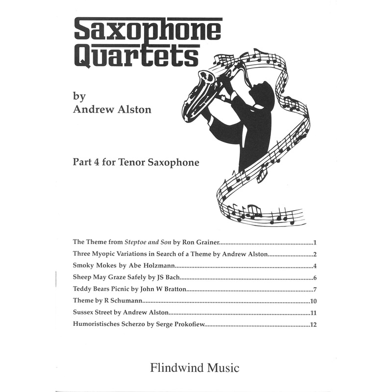 Buy Saxophone Quartets Tenor Saxophone Part 4 - MyDeal