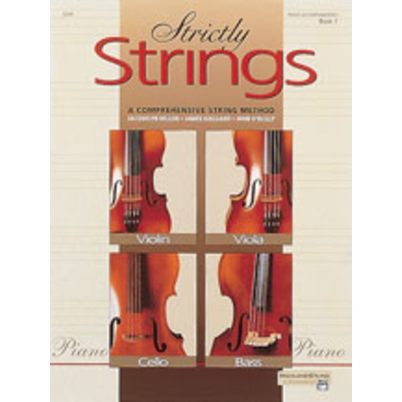 Buy Strictly Strings Book 1 Piano Acc. - MyDeal