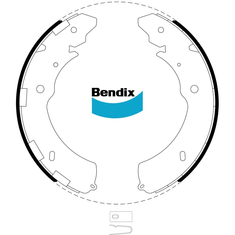 Buy Bendix Ultimate 4WD Rear Brake Shoes Set for Mitsubishi Triton KA4T ...