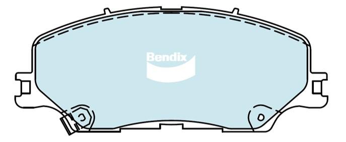 Buy Bendix Front Brake Pad Set for Isuzu D-MAX TFR,TFS, TFR87 1.9L RZ4E ...
