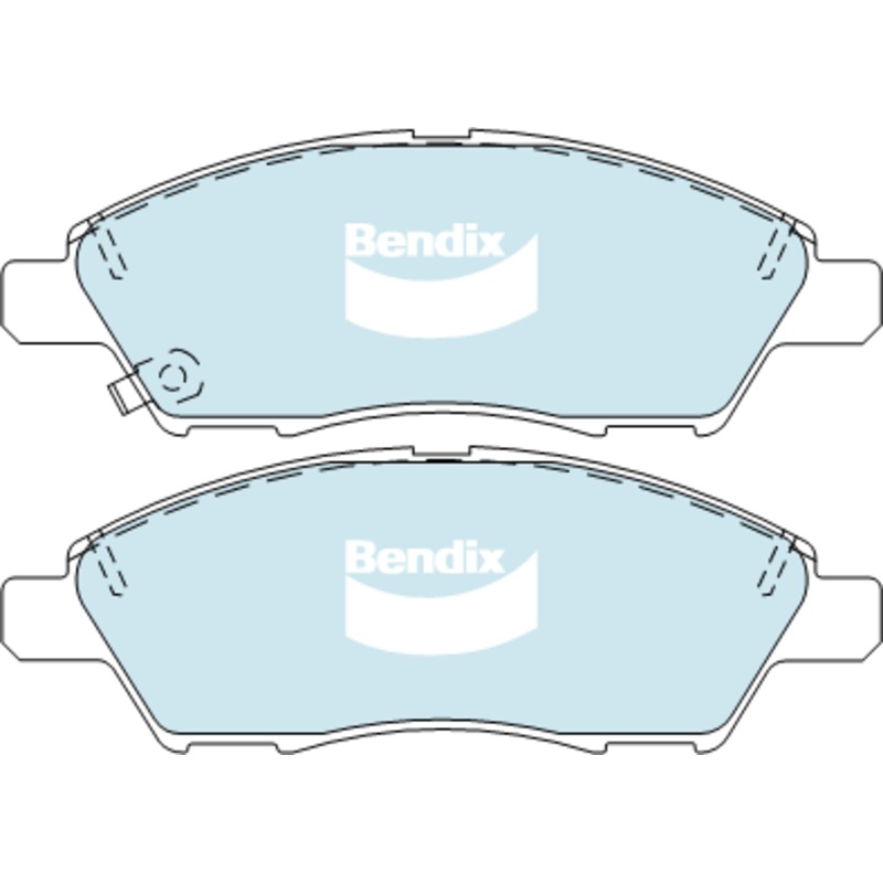 Buy Bendix General CT Front Brake Pad Set for Nissan Almera N17, Micra ...