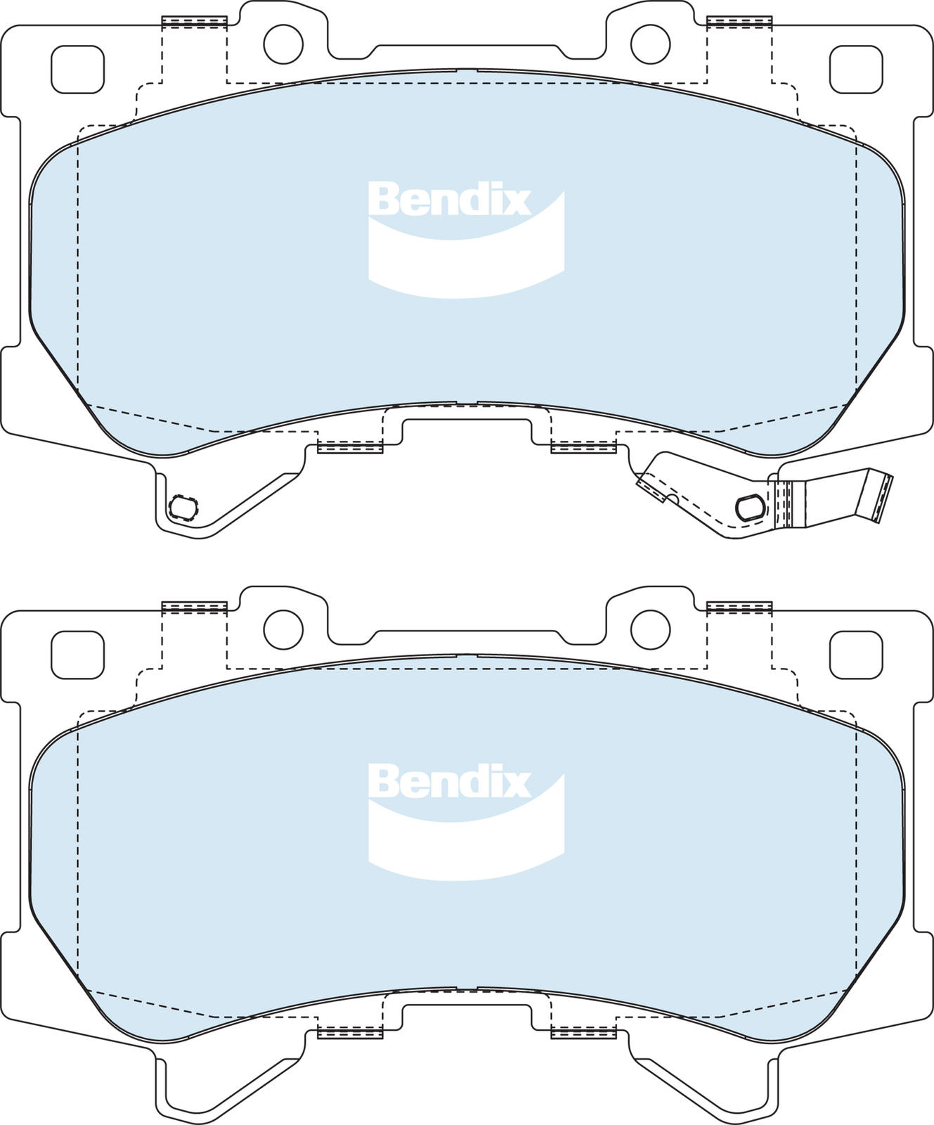 Buy Bendix Heavy Duty Front Brake Pad Set for Lexus LX500d FJA310 ...