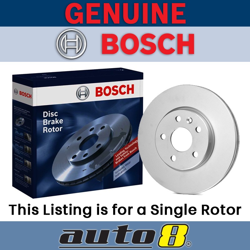 Buy Bosch Front Brake Rotor for Toyota Hilux Workmate GUN125R 2015-2020 ...