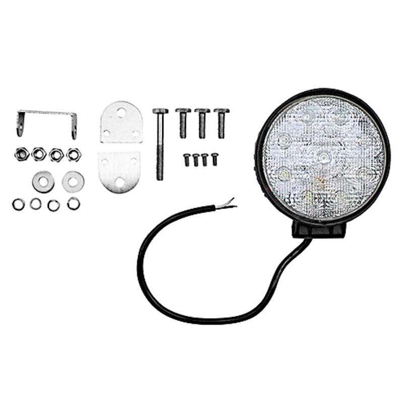 Buy LED Round Worklamp Flood Beam 10-30V - MyDeal