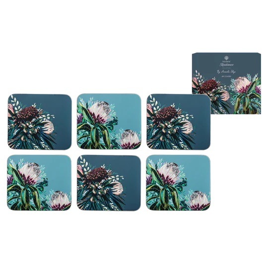 Buy Ashdene Dining Kitchen Radiance Cork Back Coasters Set 6 - MyDeal ...