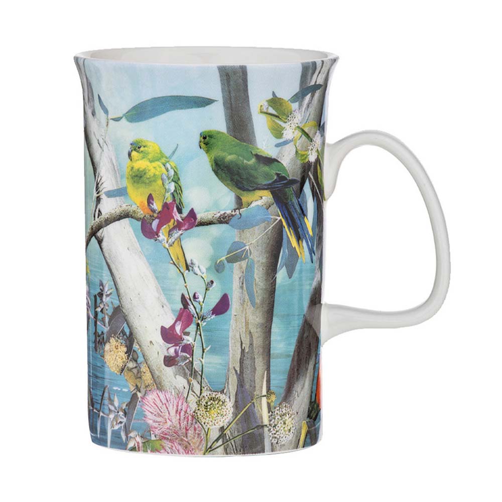 Buy Ashdene Kitchen Tea Coffee On The Brink Parrots in Peril Mug Cup ...