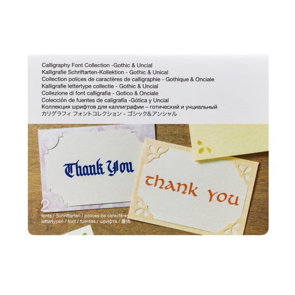 Buy Brother Calligraphy Font Collection for Scan N Cut DX Machines ...