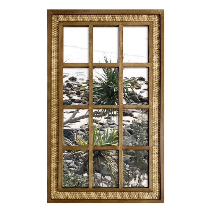 Buy French Country Rustic Wooden 6x4 12 Pandanus Photo Frame Collage ...