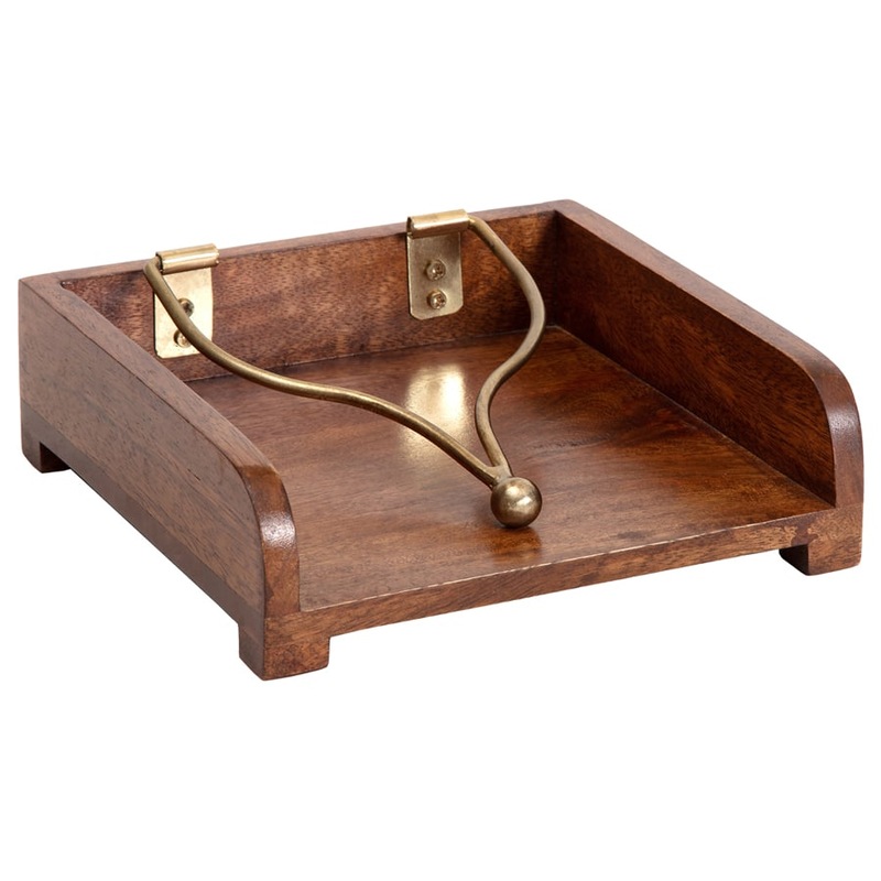 Buy French Country Wooden Napkin Serviette Holder Classic Style - MyDeal