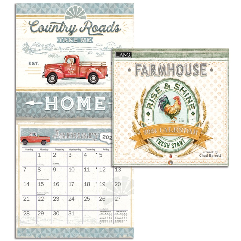 Buy Lang 2024 MINI Calendar Farmhouse Does NOT Fit Frame - MyDeal