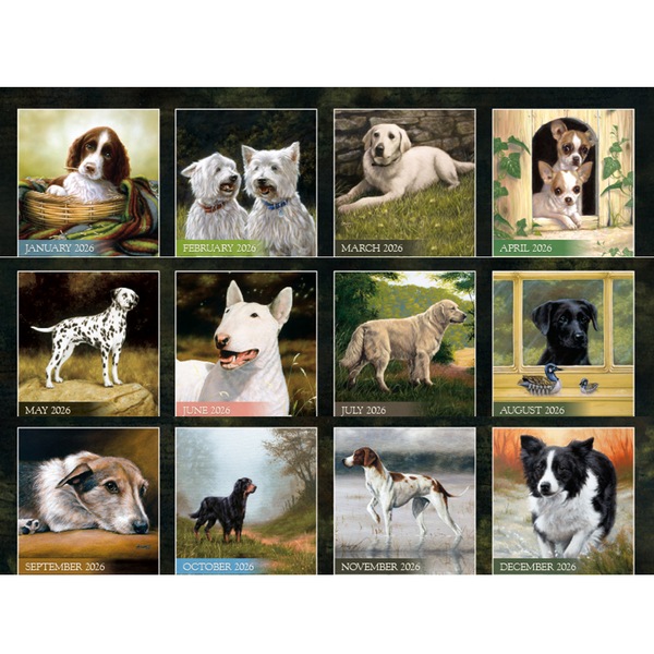 Buy Lang 2026 Calendar Love of Dogs Calender Fits Wall Frame - MyDeal ...