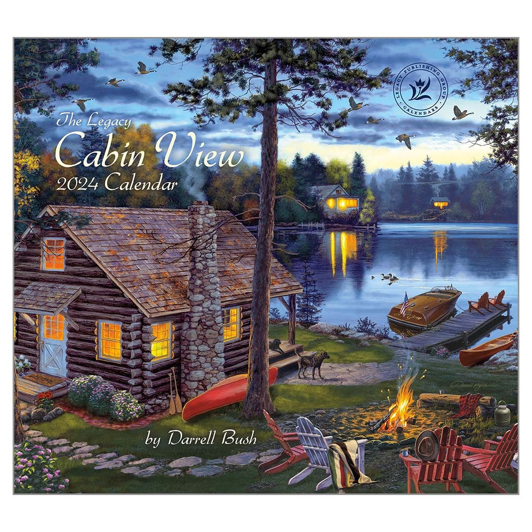 Buy Legacy 2024 Calendar Cabin View Fits Wall Frame - MyDeal Australia