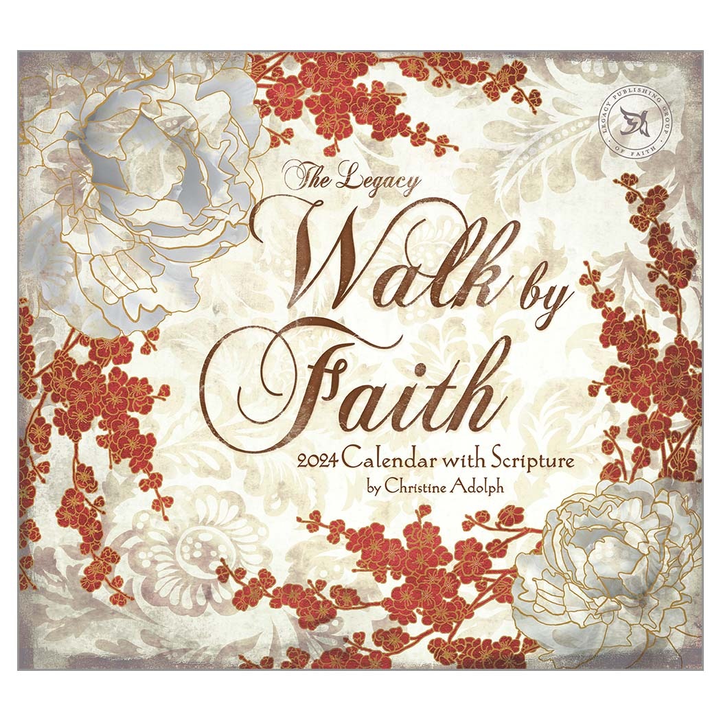 Buy Legacy 2024 Calendar Walk By Faith Fits Wall Frame Scripture ...