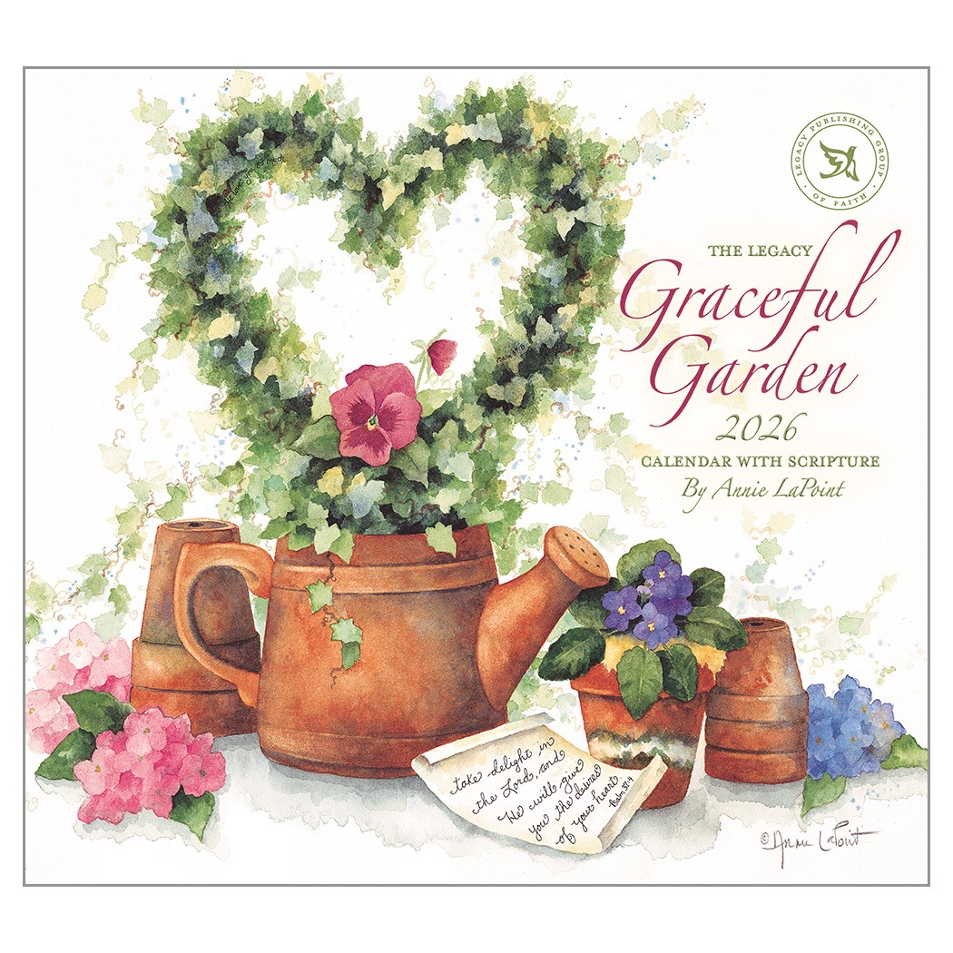 Buy Legacy 2026 Calendar Graceful Garden Calender Fits Wall Frame ...