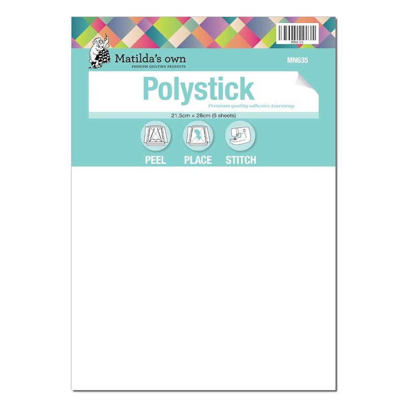 Buy Quilting Patchwork Matilda's Own Polystick Fusible Tear Away 5 Pack ...