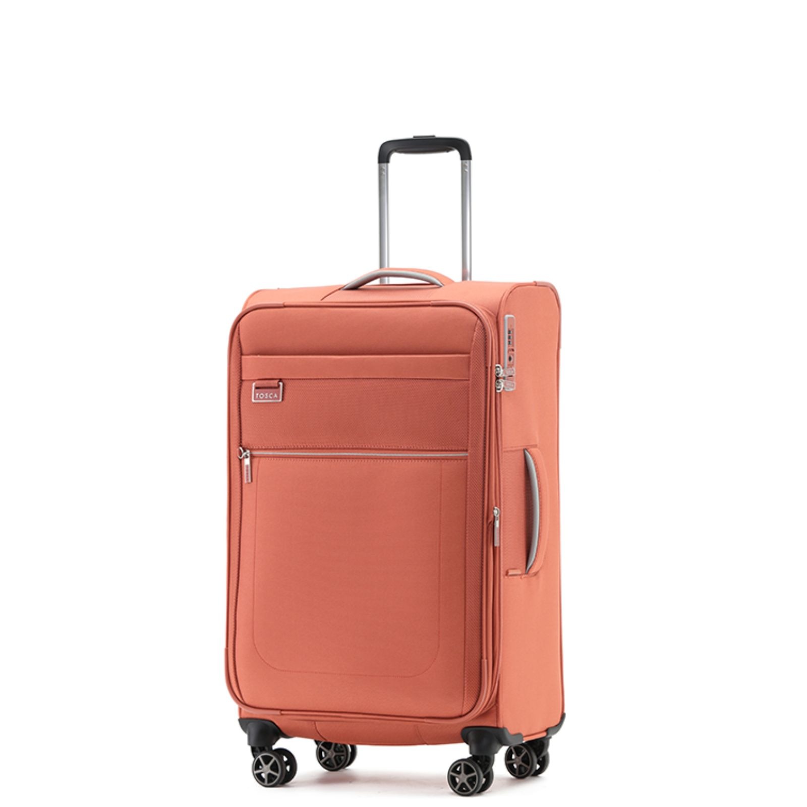 Buy Tosca Vega Softside EXP Medium 70cm Suitcase Rust - MyDeal Australia