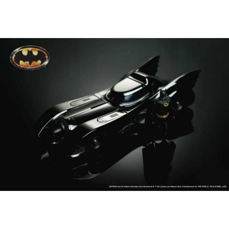 Buy Batman (1989) - Batmobile Chrome Black 1:24 Scale Hollywood Ride ...