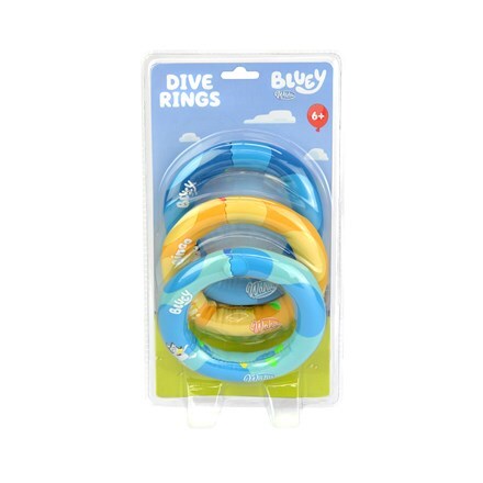 Buy Bluey Dive Rings (3 pack) - MyDeal Australia