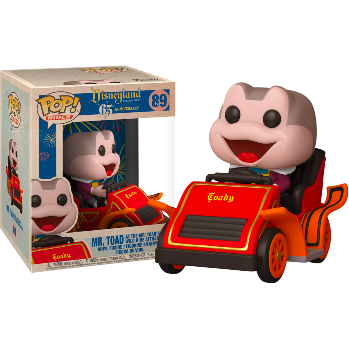 Buy Disneyland 65th Anniversary - Mr Toad in Car #89 Pop! Ride - MyDeal ...