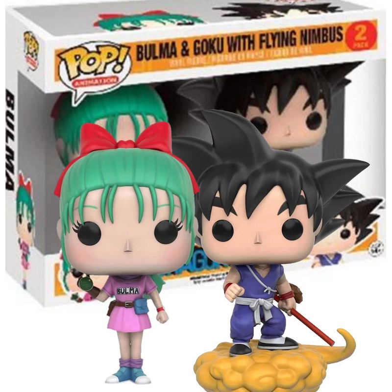 Buy Funko Pop - Bulma And Goku With Flying Nimbus 2 Pack - Dragon Ball ...