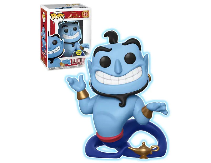 Buy Funko POP! Disney Aladdin #476 Genie With Lamp - Glow In The Dark ...