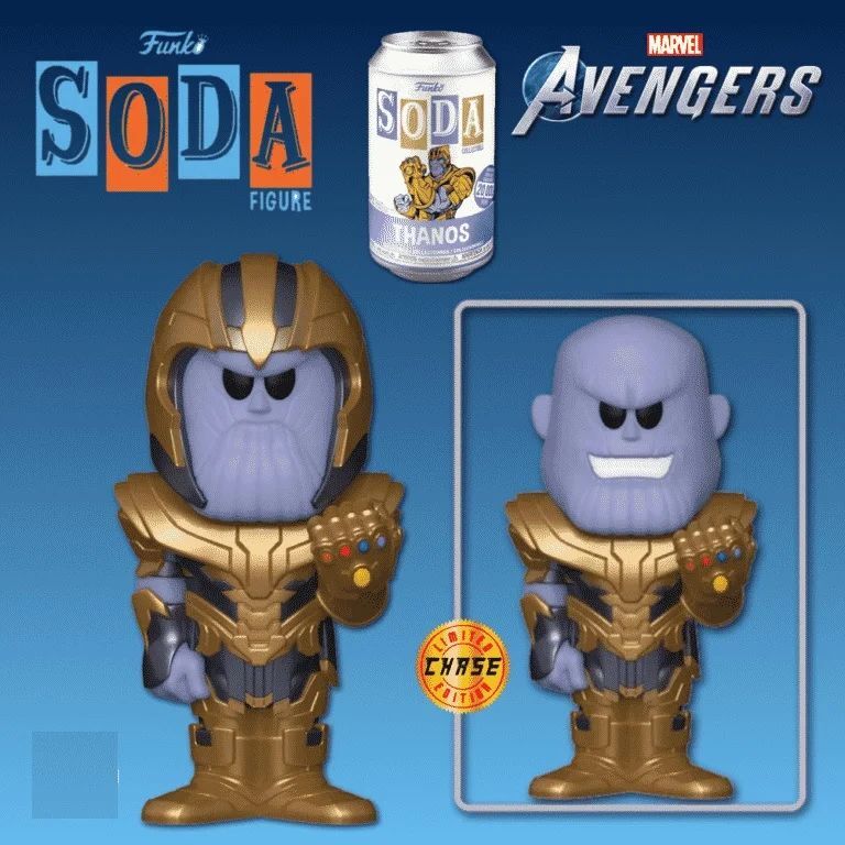 Buy Funko Pop Soda Figure CHASE - Thanos Chase Guaranteed New in Packet ...