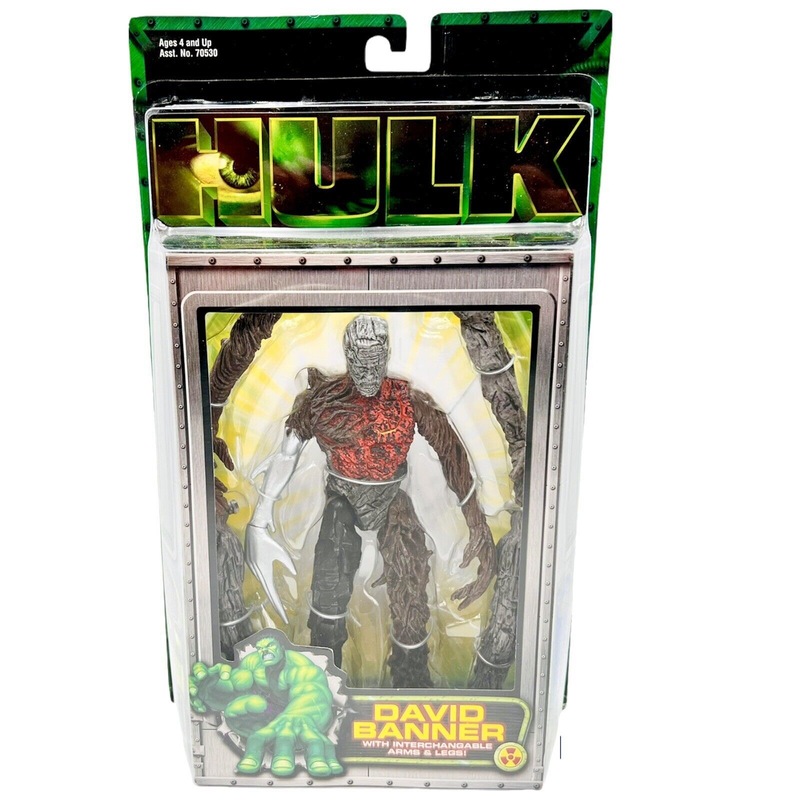 Buy Hulk David Banner Marvel Action Figure ToyBiz New 2003 Toy Sale ...