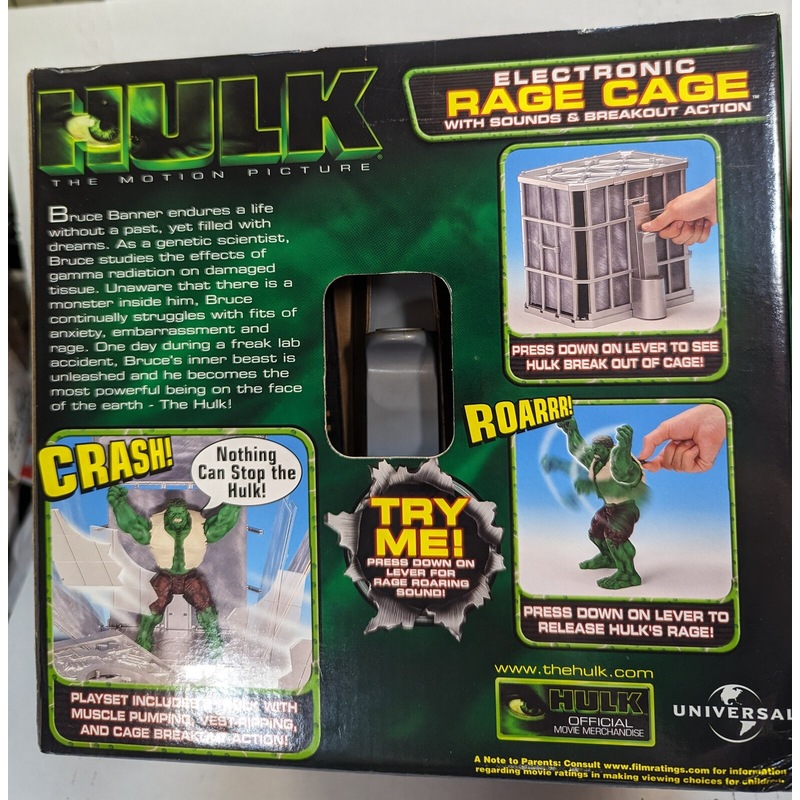 Buy Hulk - Hulk with Electronic Rage Cage (Sounds & Breakout Action ...