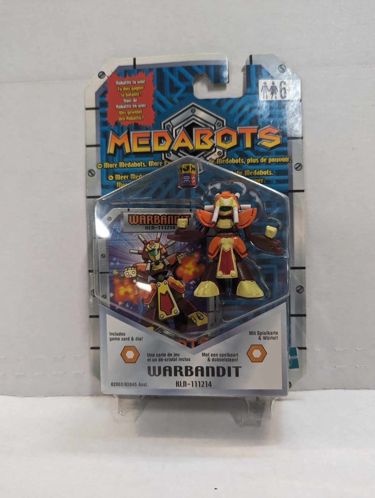 Buy Medabots - Warbandit 2.5inch Action Figure, Collector card and Dice ...