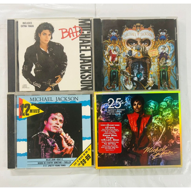 Buy Michael Jackson - set of 4 cds collection 2 - MyDeal