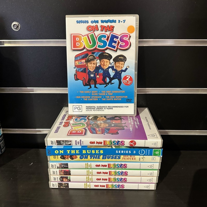 Buy ON THE BUSES - 8 DVD COLLECTION - REGION 4 GC - MyDeal