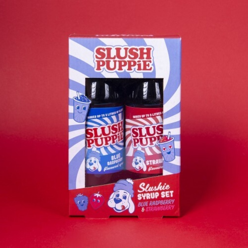 Buy Slush Puppie – Twin Pack Syrups Blue Raspberry and Strawberry 500ml ...