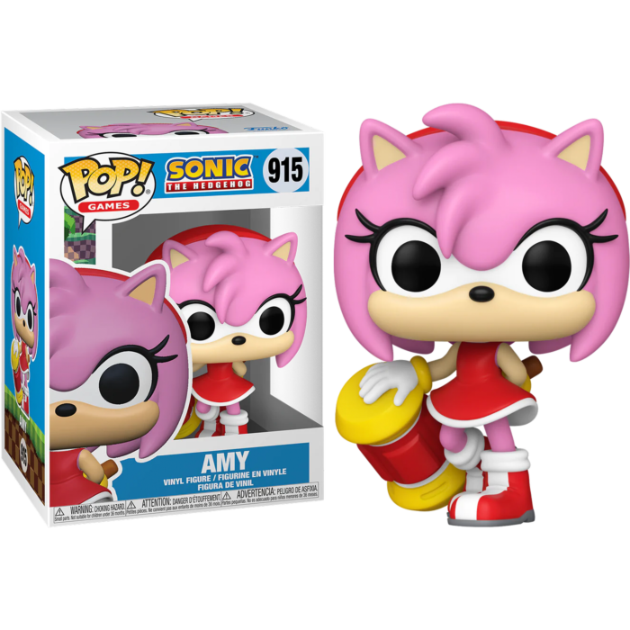 Buy Sonic the Hedgehog - Amy (with Hammer) #915 Pop! Vinyl Figure ...