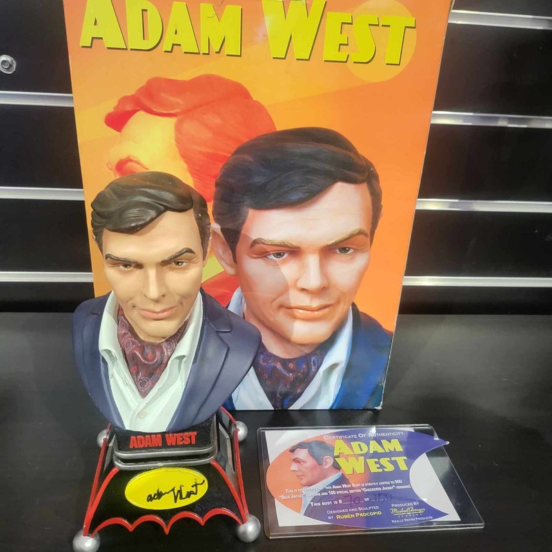 Buy ULTRA RARE Masked Avenger Studios ADAM WEST Bust 70/150 Signed ...