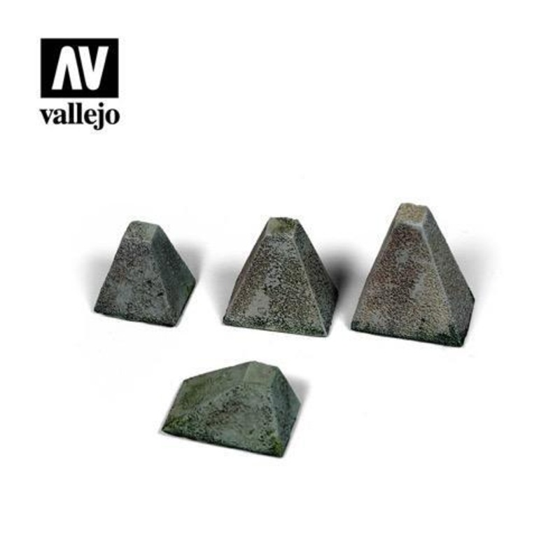Buy Vallejo SC218 Höckerhindernis Type 38 Anti-Tank Barriers Diorama Accessory - MyDeal