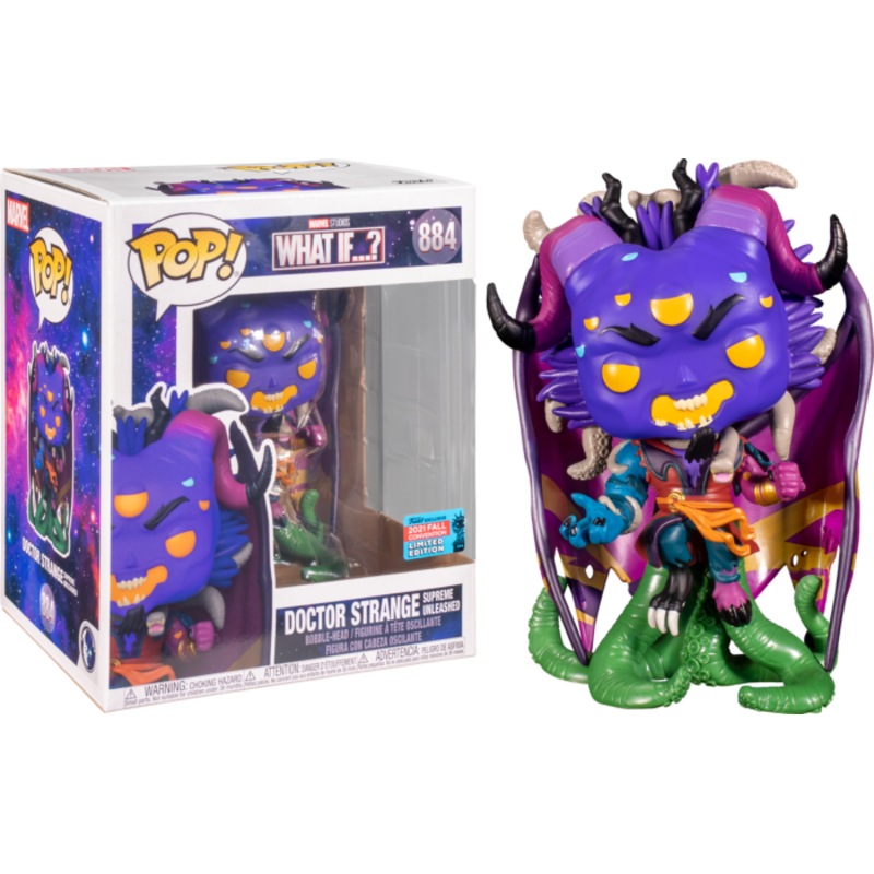 Buy What If - Doctor Strange Supreme Unleashed Festival of Fun 2021 US Exclusive 6" #884 Pop ...