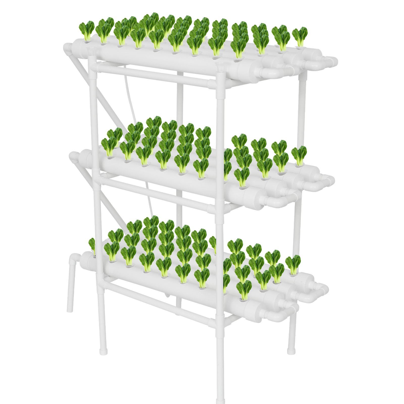 Buy 108 Plant Sites Hydroponic Grow Tool Kits Vegetable Garden System ...