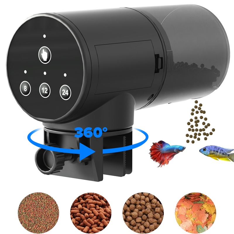 Buy Automatic Fish Feeder for Aquarium, 200ml Large Capacity Auto Fish ...