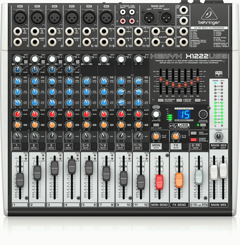 Buy Behringer XENYX X1222Usb Mixer - MyDeal Australia