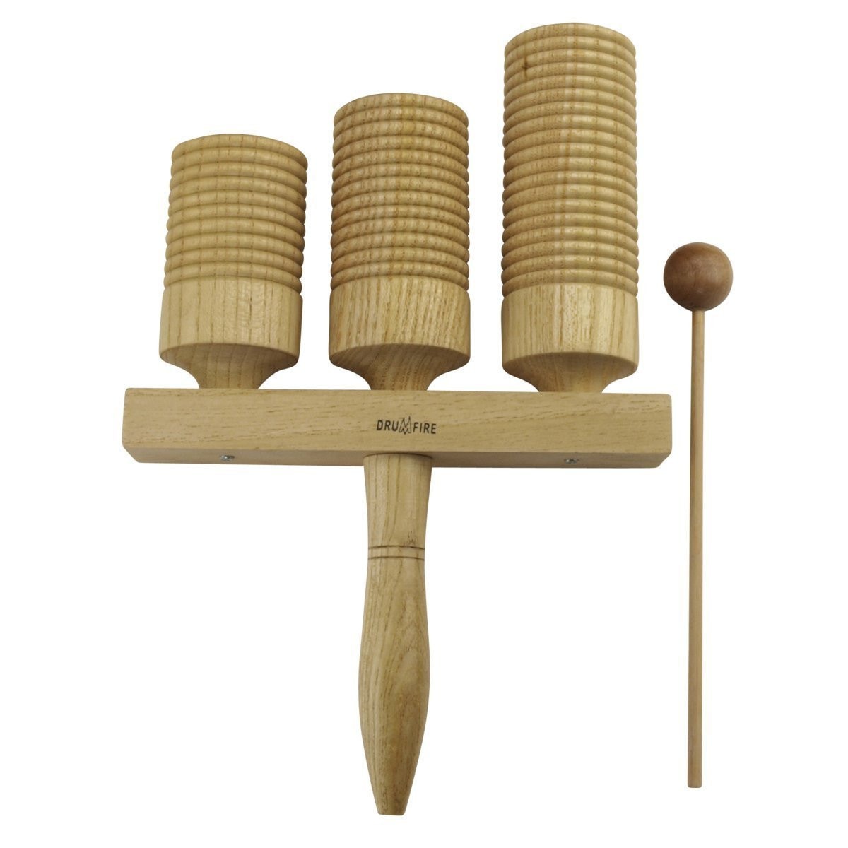 Buy Drumfire Handheld Guiro Tone Block (Triple) - MyDeal Australia