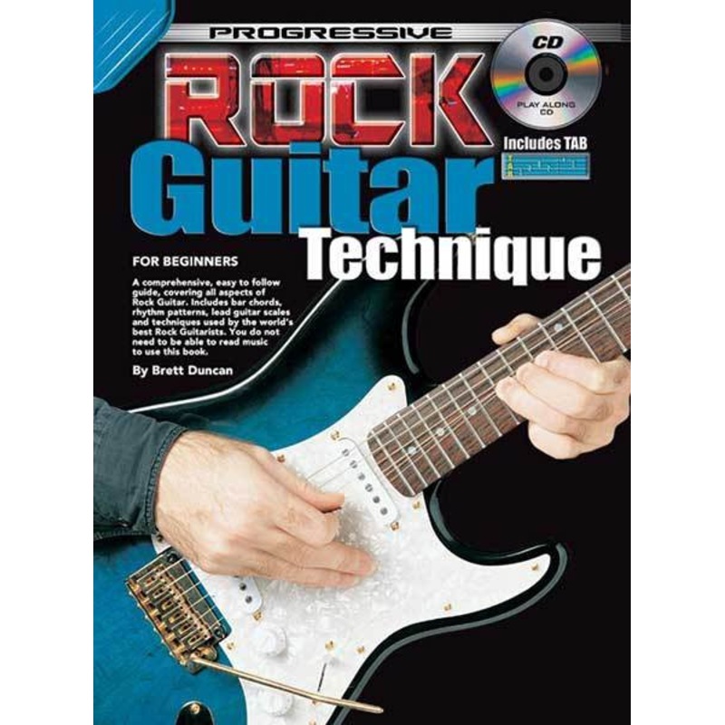 Buy Progressive Rock Guitar Technique Book/CD - MyDeal