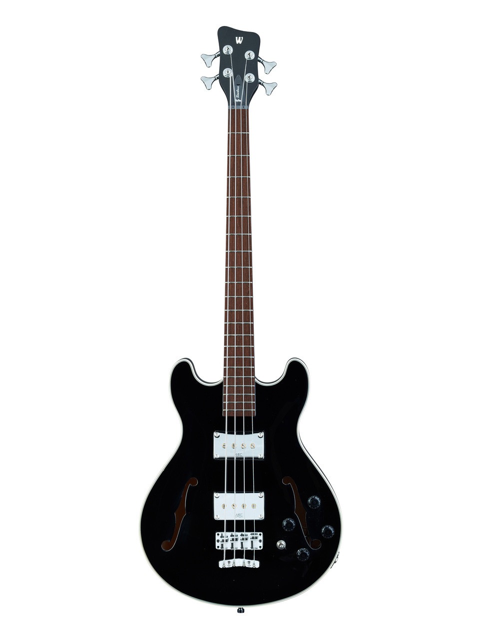 Buy RockBass Star Bass 4-String, Solid Black High Polish, Medium Scale ...