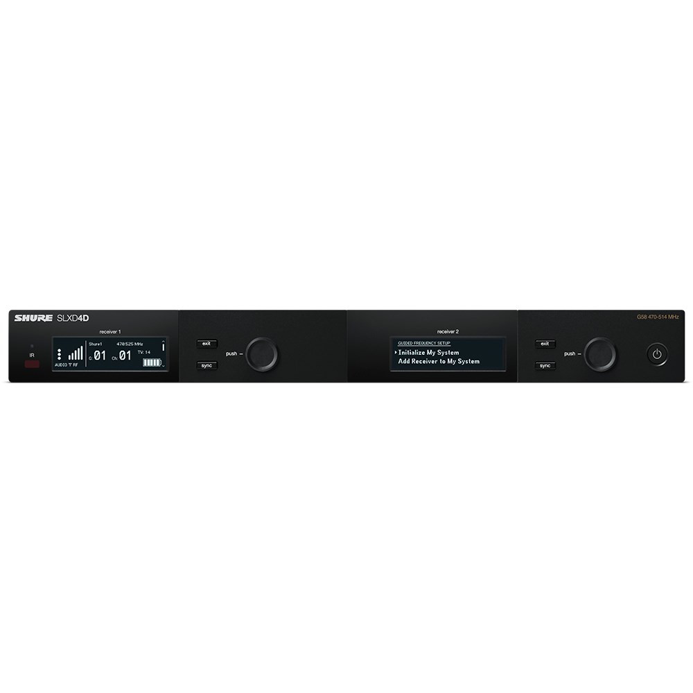 Buy Shure SHR-SLXD4DL57 Wireless Digital Receiver Dual Channel ...