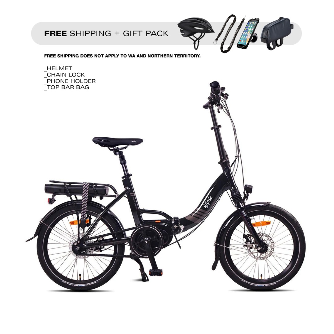 Buy NCM Paris Max N8R Folding E-Bike, 36V 14Ah 540Wh Battery [Black 20 ...