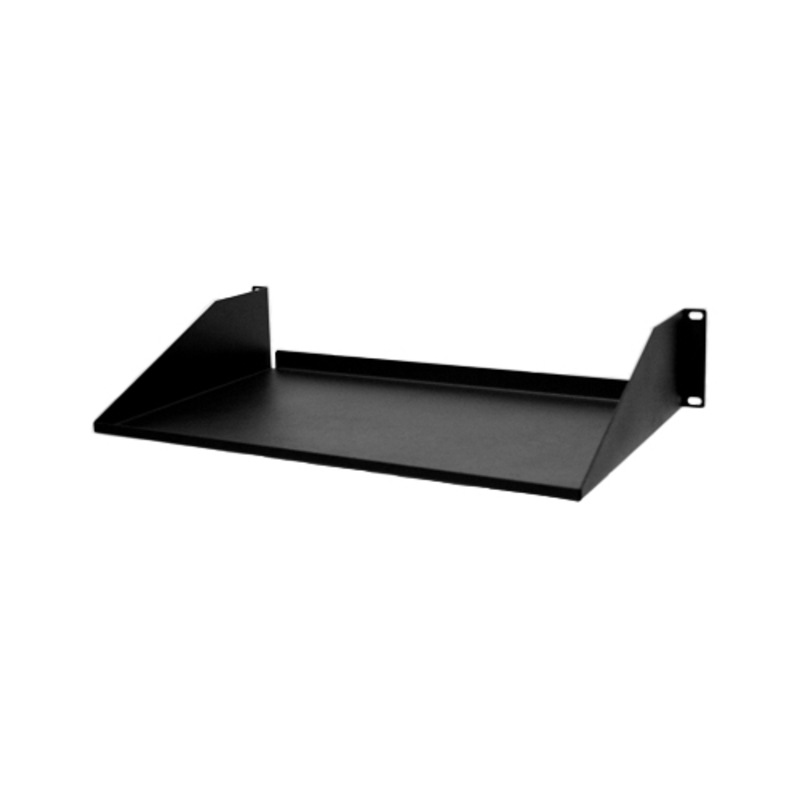 Buy 2U 2RU 19" x 267mm (10.5") Solid Cantilever Steel Shelf For Rack ...