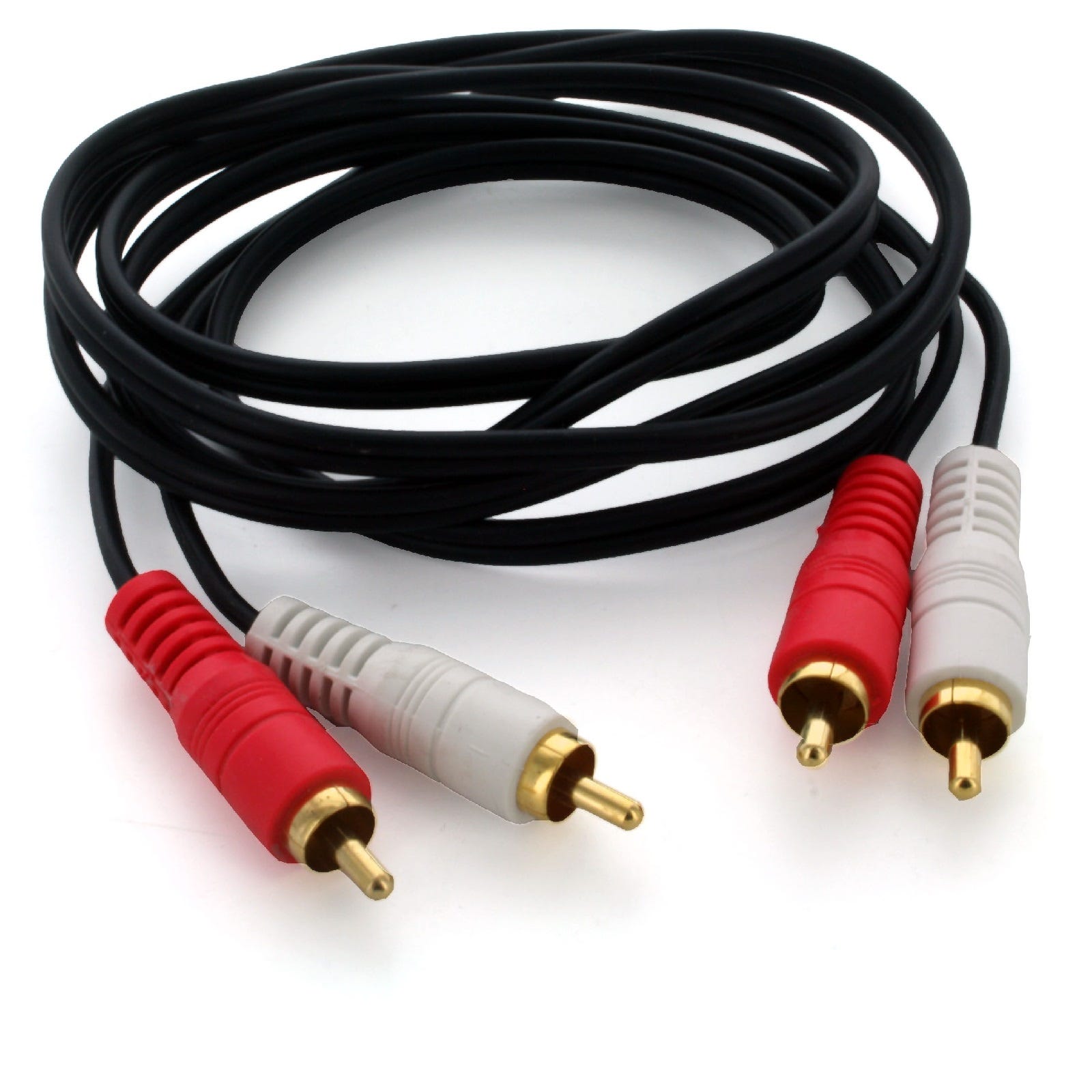 Buy Crest 1.5m 2 RCA Audio Cable Red White Gold Plated Home Theatre Hi ...