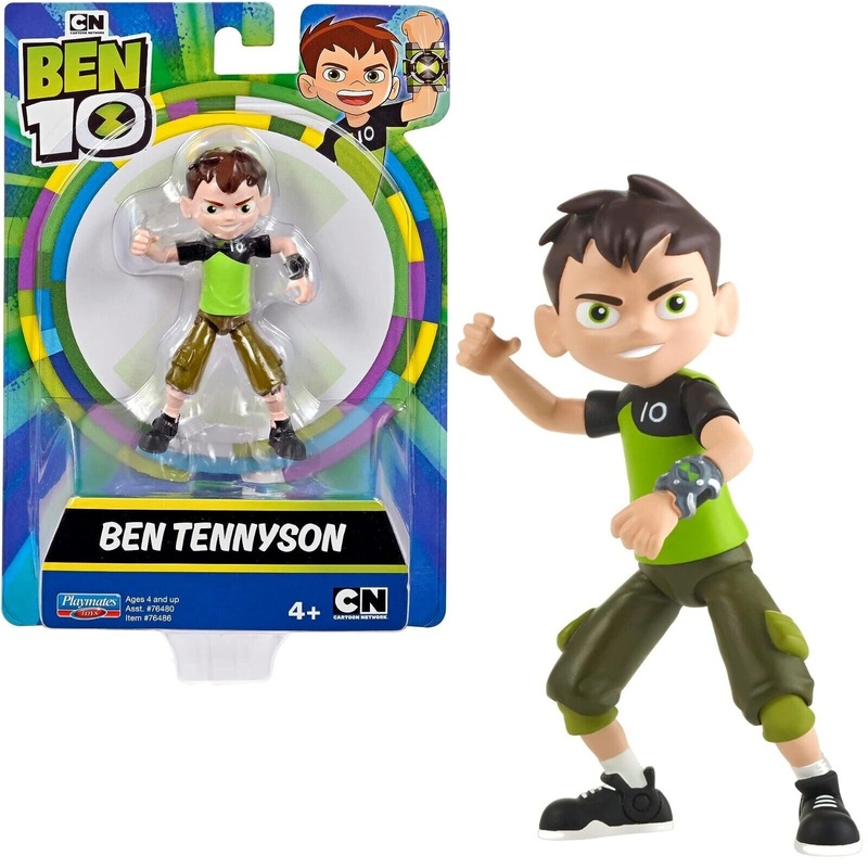 Buy Ben 10 Basic Figure Ben Tennyson Assorted Cartoon Network Ages 4 ...