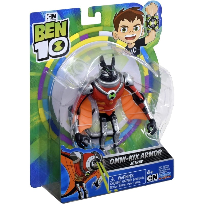 Buy Ben 10 Omni-kix Armor JetRay Cartoon Network Play Gift Assorted ...