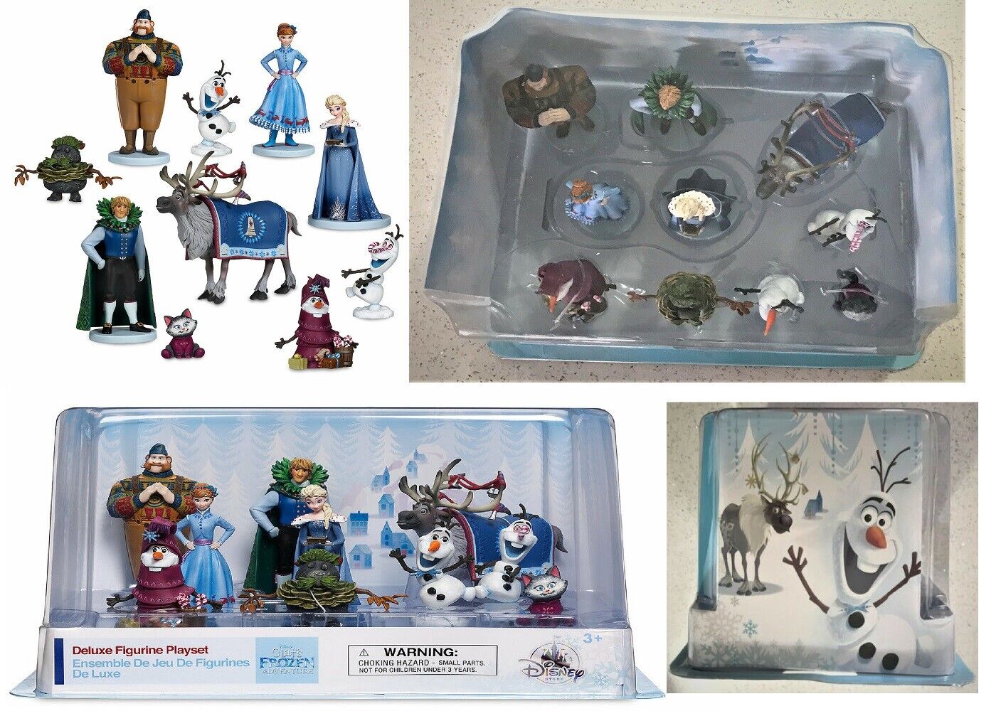 Buy Disney Frozen Adventure Deluxe Figure Play Set 10 Pieces Anna Elsa ...